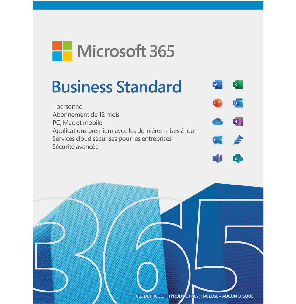 Microsoft M365 Bus Standard Retail French (KLQ-00667) prix maroc